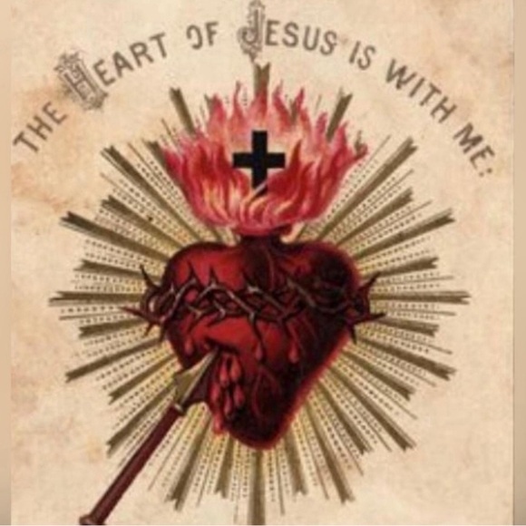 Jewelry | Sacred Heart Cross Exploding Sunburst Turquoise Ornate ...